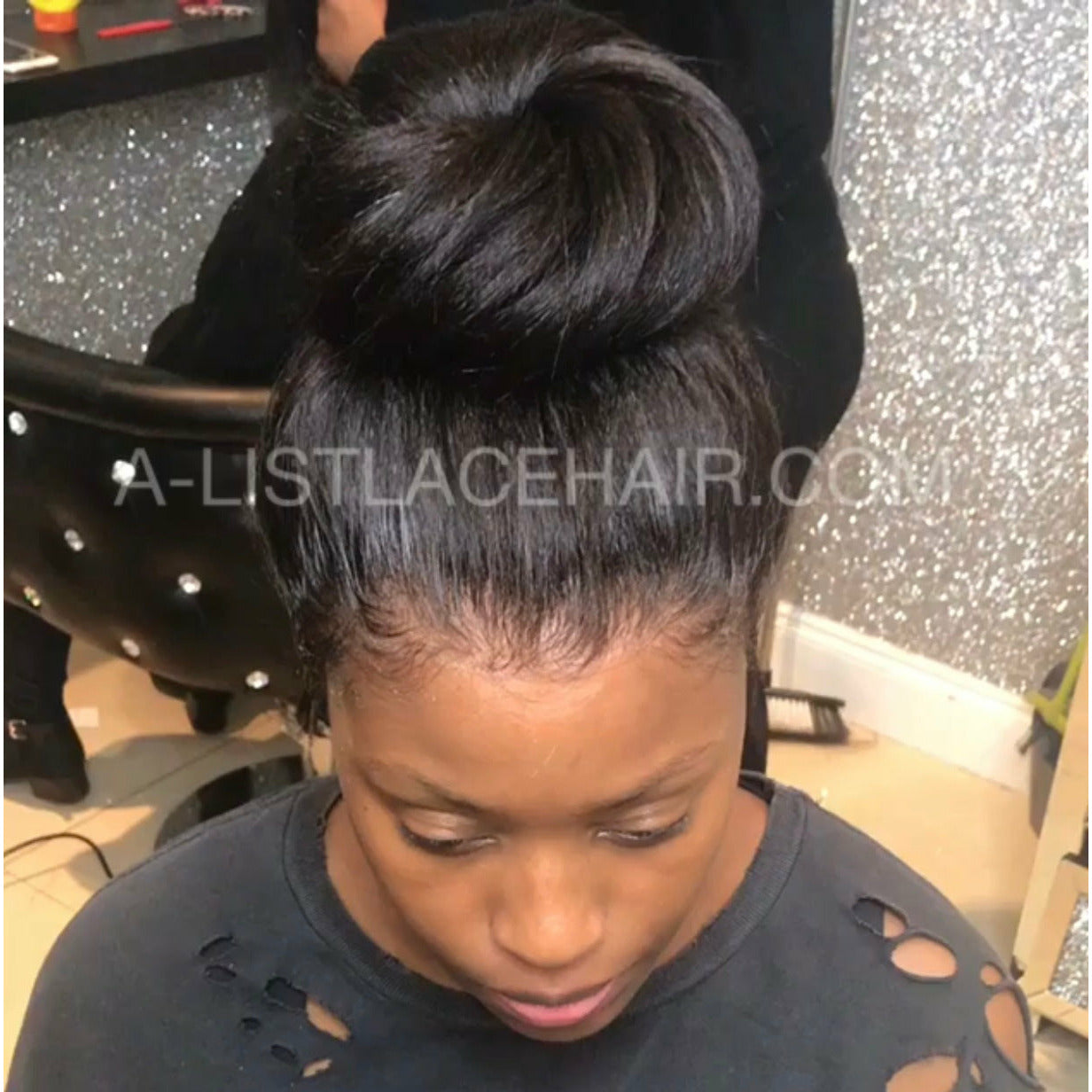 The MAS - Light Yaki Straight Glueless Full Lace Wig – Pre-Plucked Vir – A-List Lace Hair